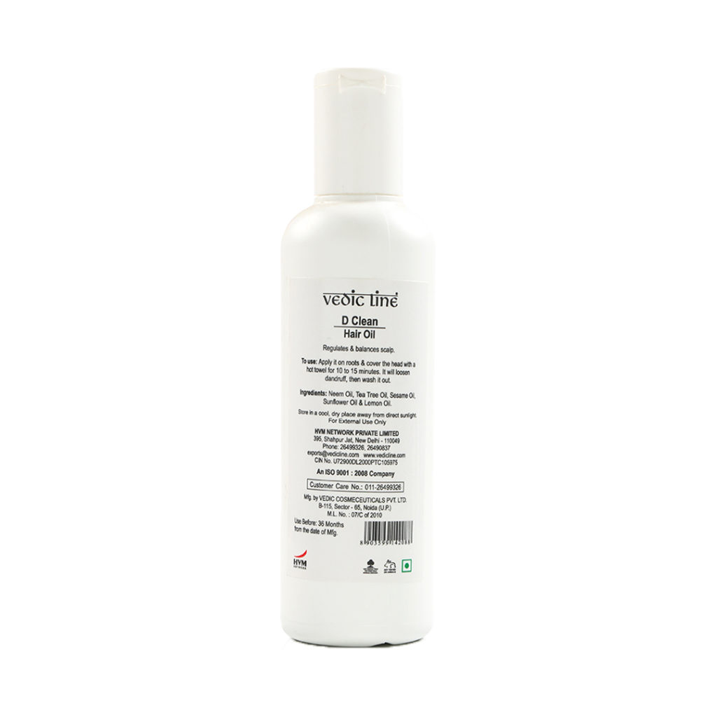 Shop D Clean Hair Oil for Oily Scalp & Sticky Dandruff